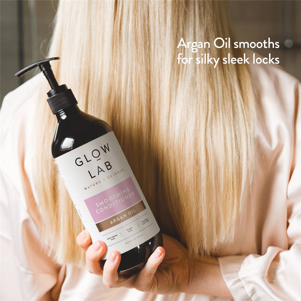 Glow Lab Smoothing Conditioner 600ml | Woolworths