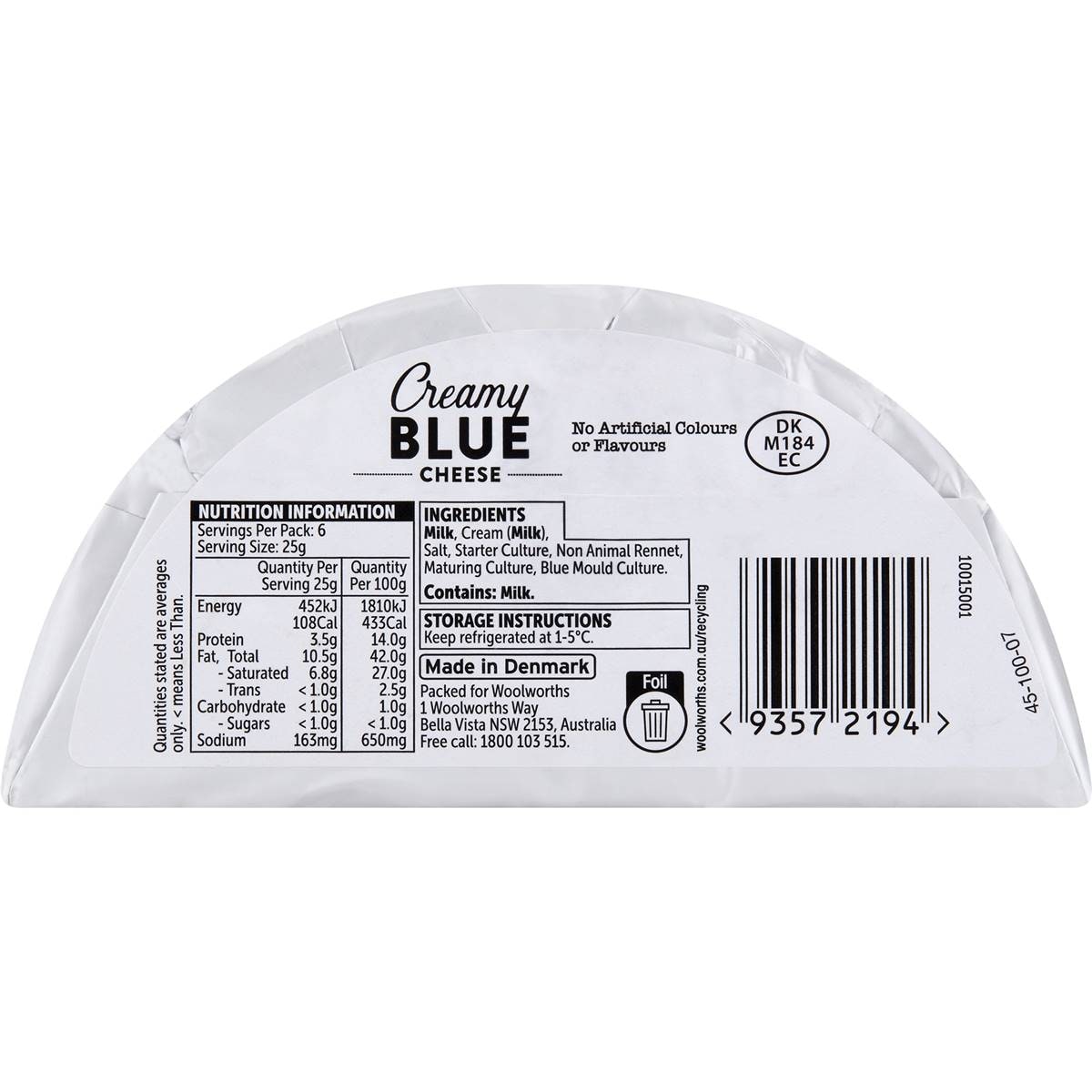 Thomas Dux Creamy Blue Cheese 150g | Woolworths