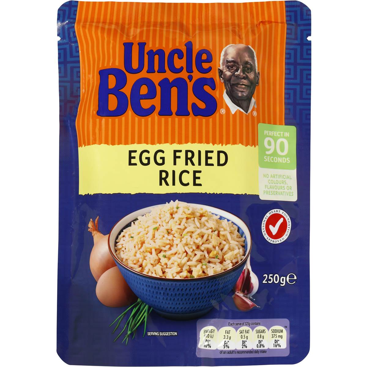 Uncle Bens Express Microwave Egg Fried Rice 250g | Woolworths