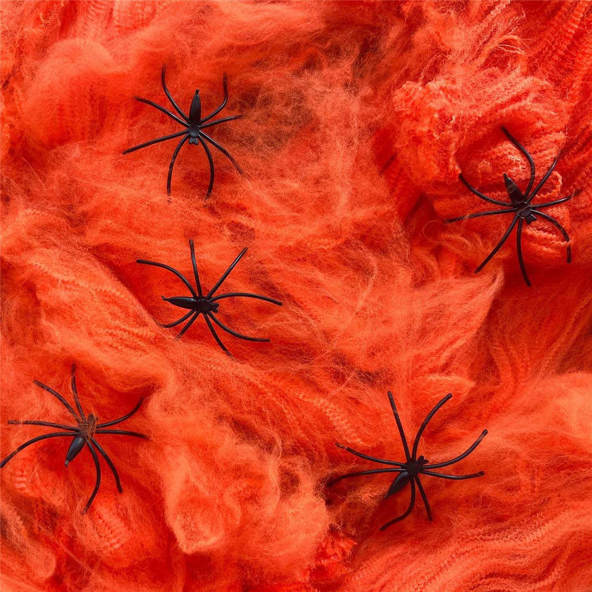 Halloween Spider Web With 5 Spiders Colours Assorted Each | Woolworths