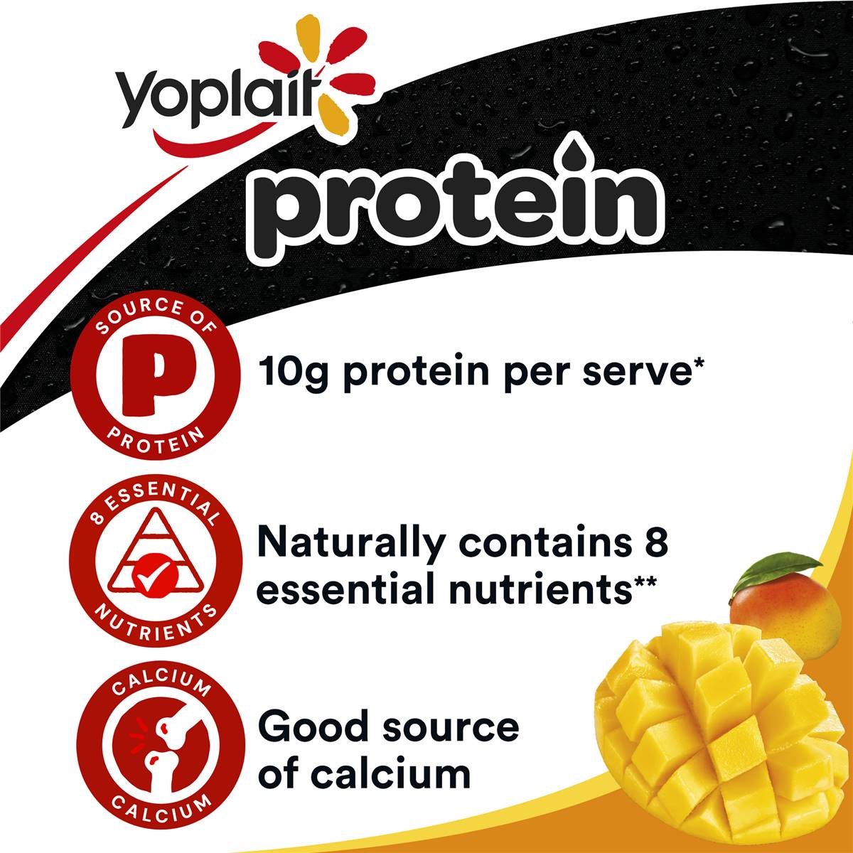Yoplait Protein Mango Yoghurt 950g | Woolworths