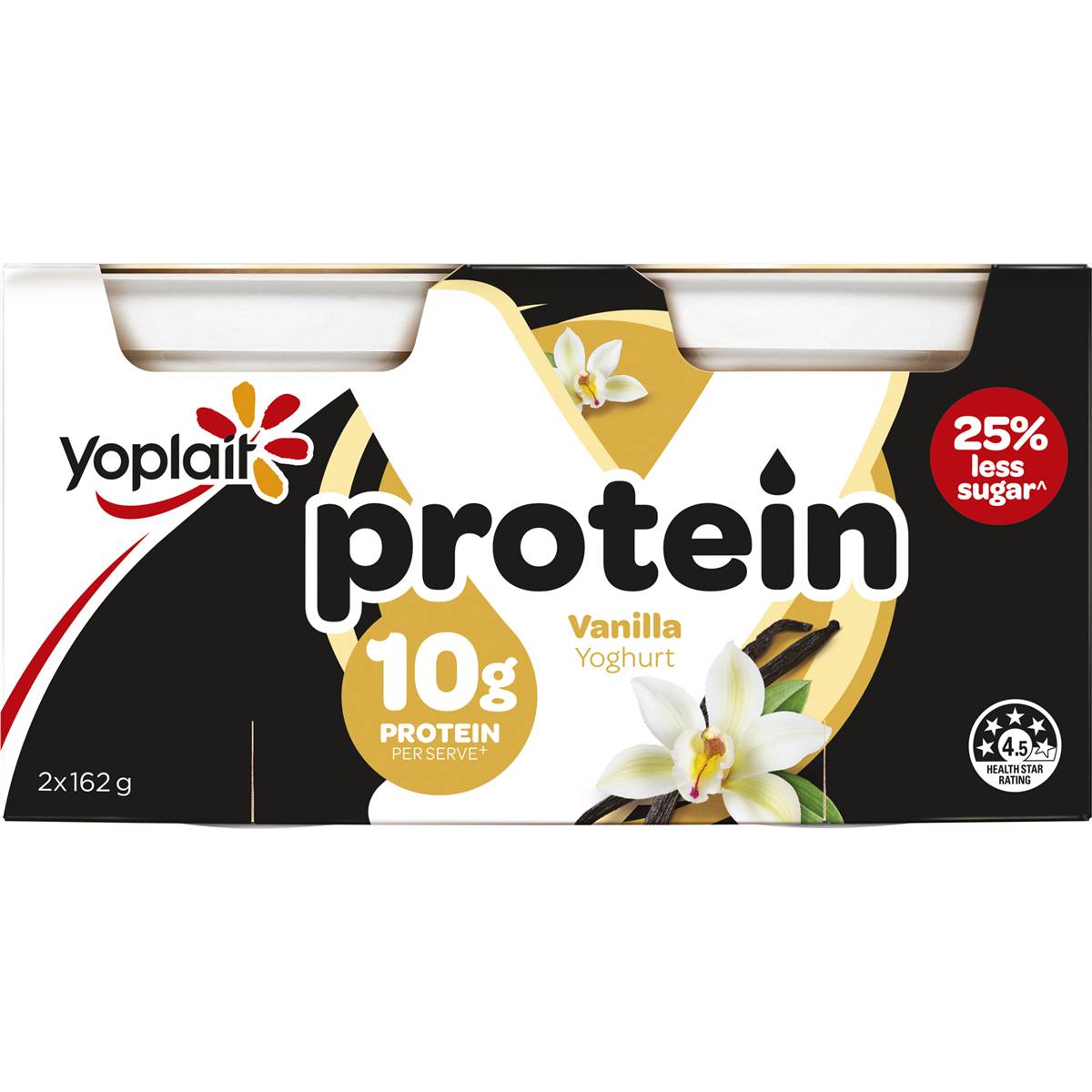 Yoplait Protein Vanilla Yoghurt 2 Pack | Woolworths