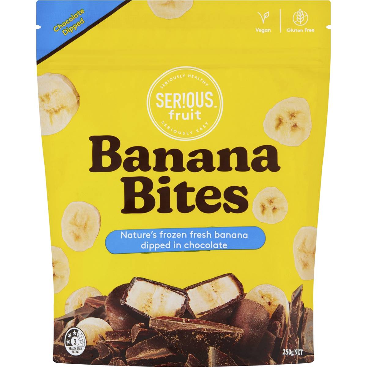 Serious Fruit Chocolate Banana Bites 250g | Woolworths