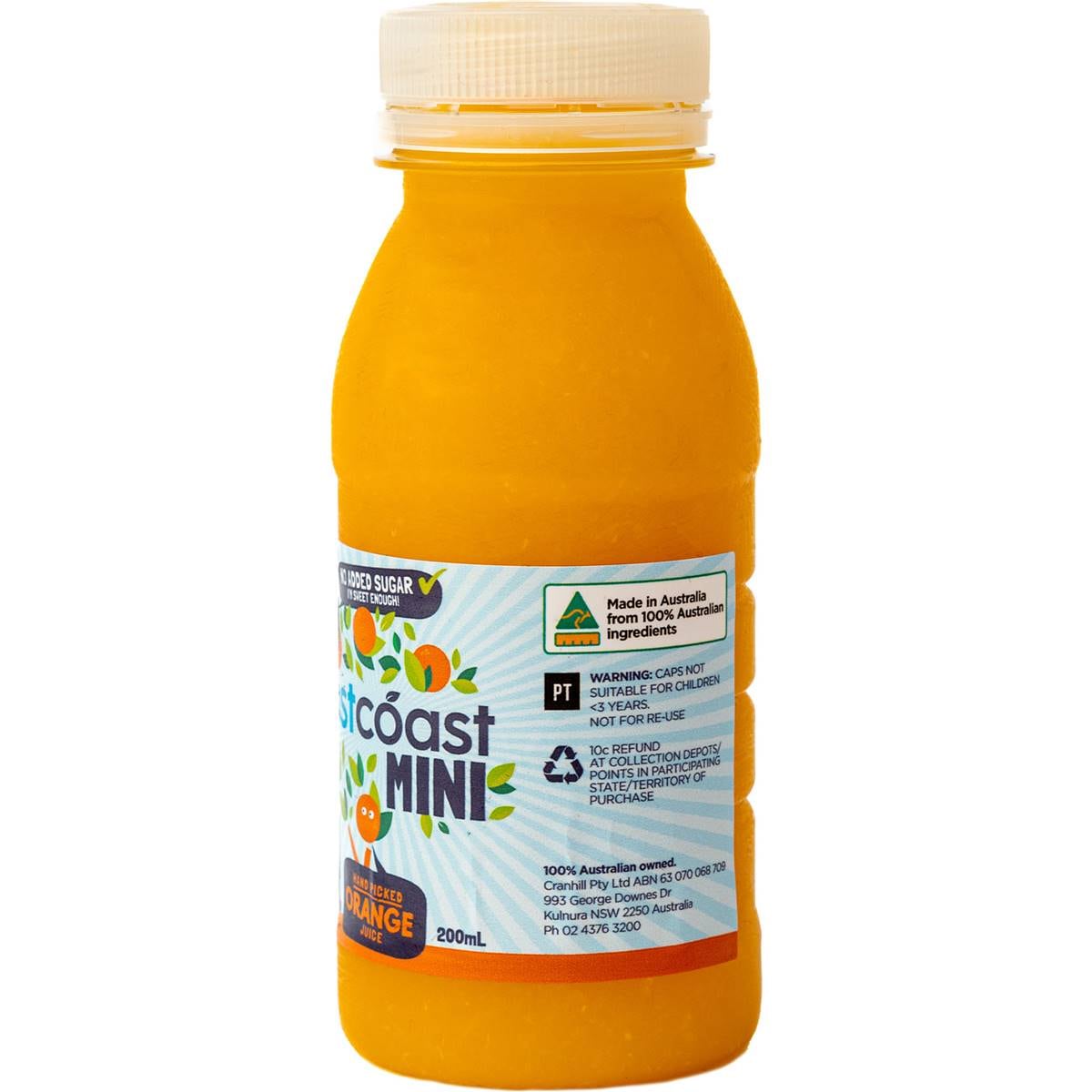 Eastcoast Mini Orange Juice 200ml | Woolworths