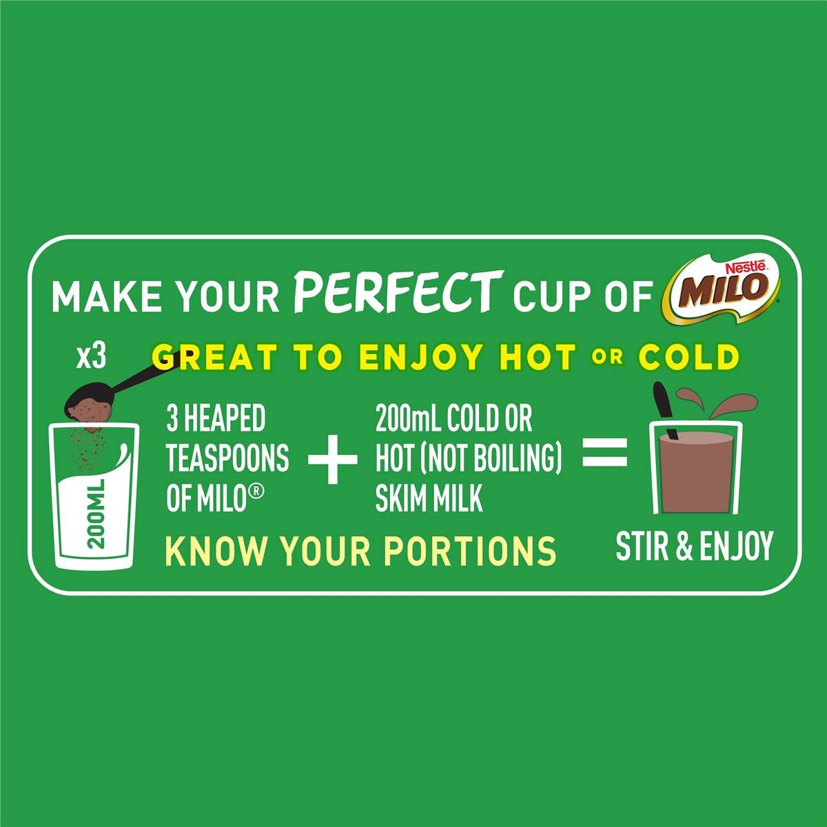 Nestle Milo Choc-malt 200g | Woolworths