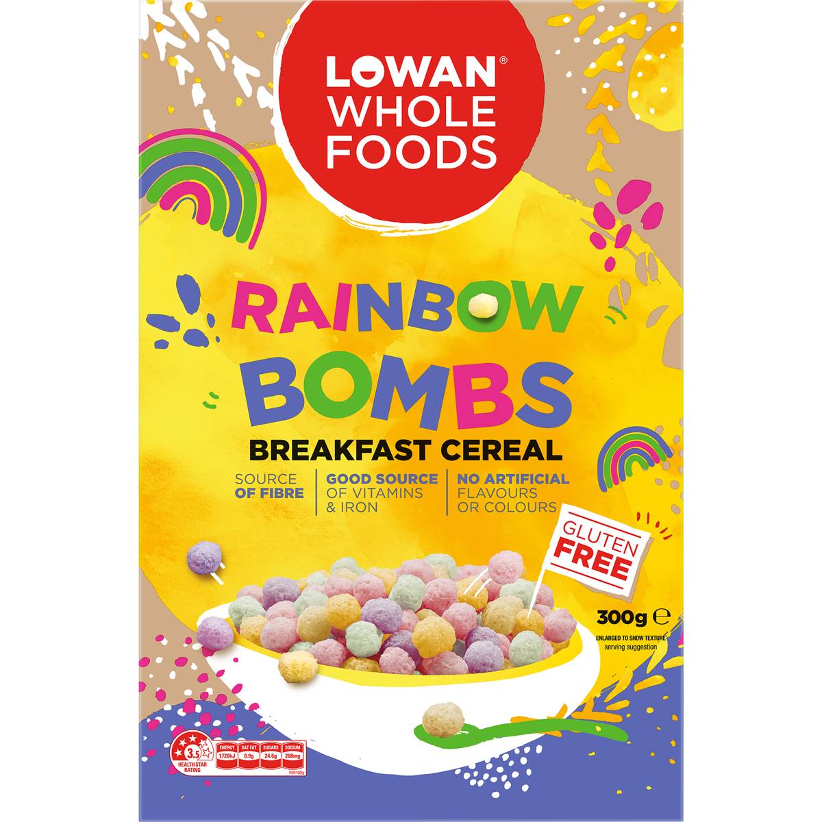 Lowan Rainbow Bombs 300g | Woolworths