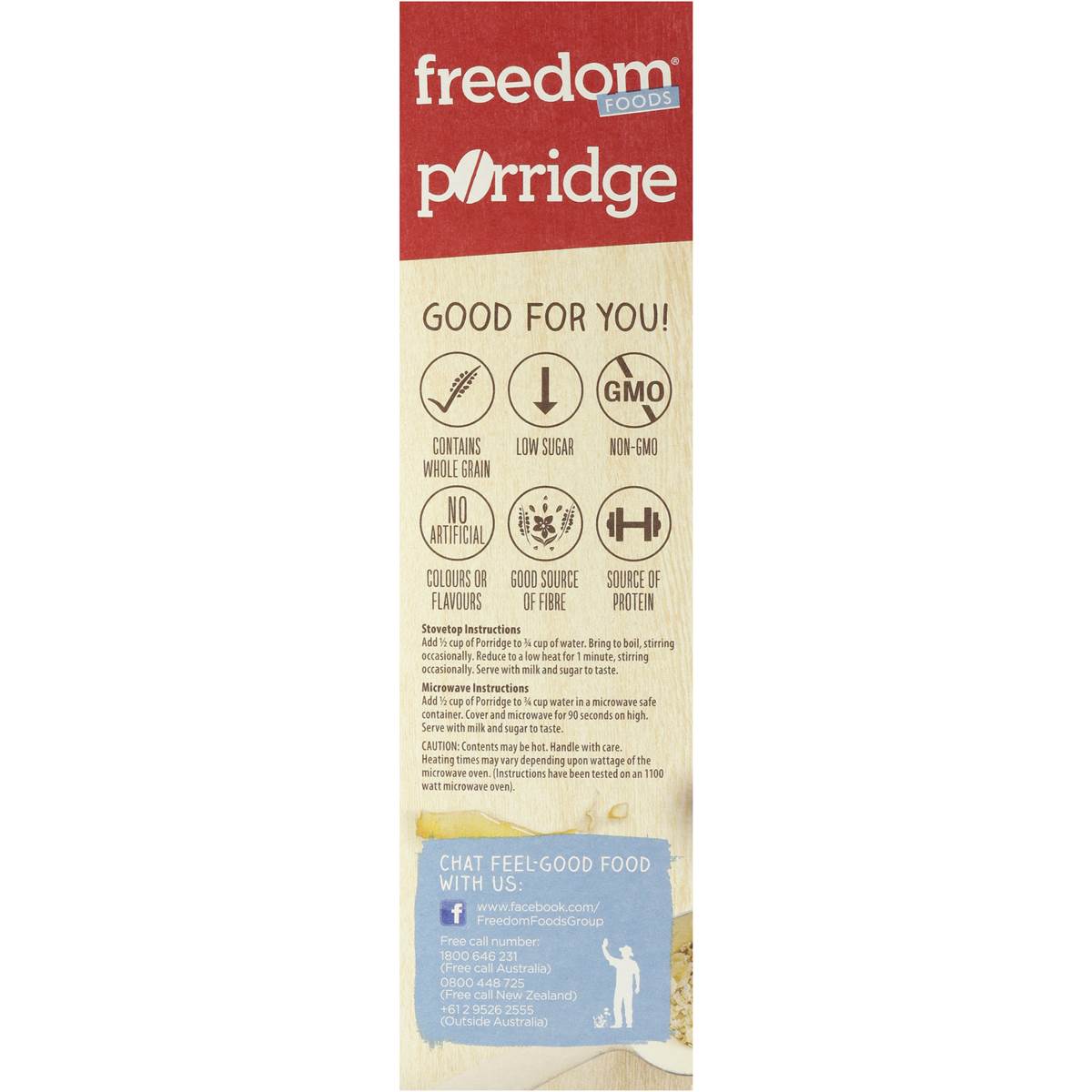 Freedom Foods Muesli Quick Oats 500g | Woolworths