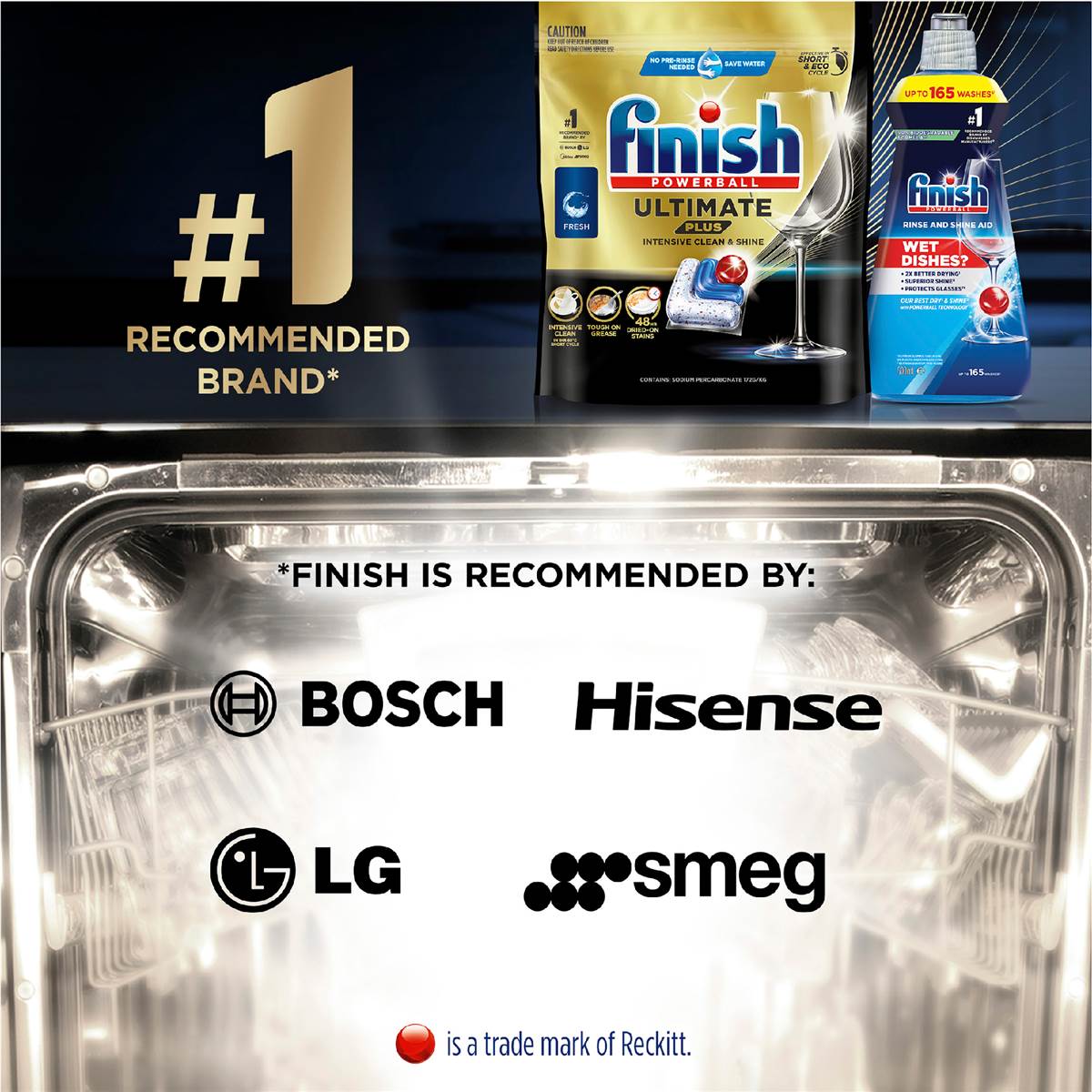 Finish Ultimate Plus Dishwasher Tablets 45 Pack | Woolworths