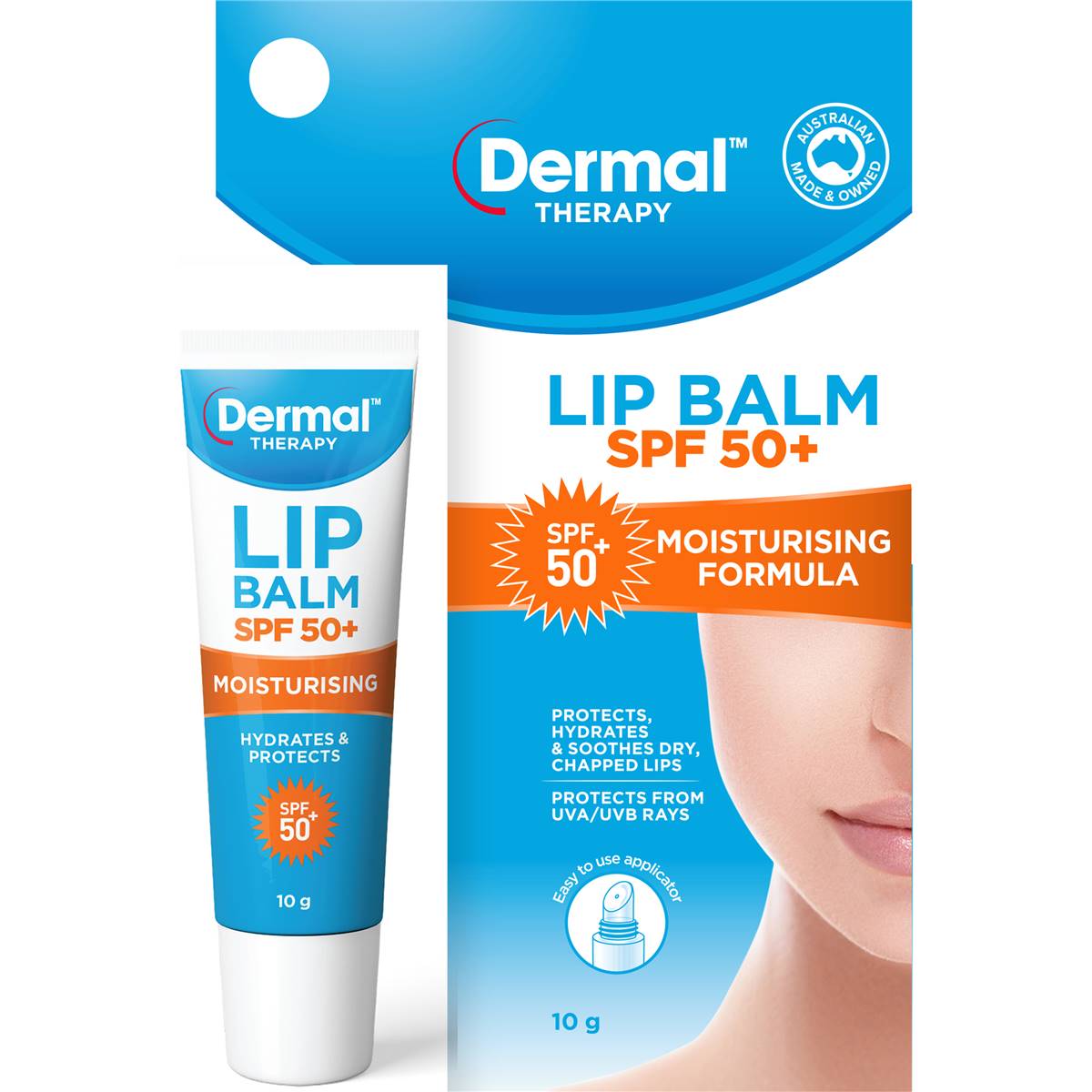 Dermal Therapy Spf 50 Lip Balm 10g Woolworths