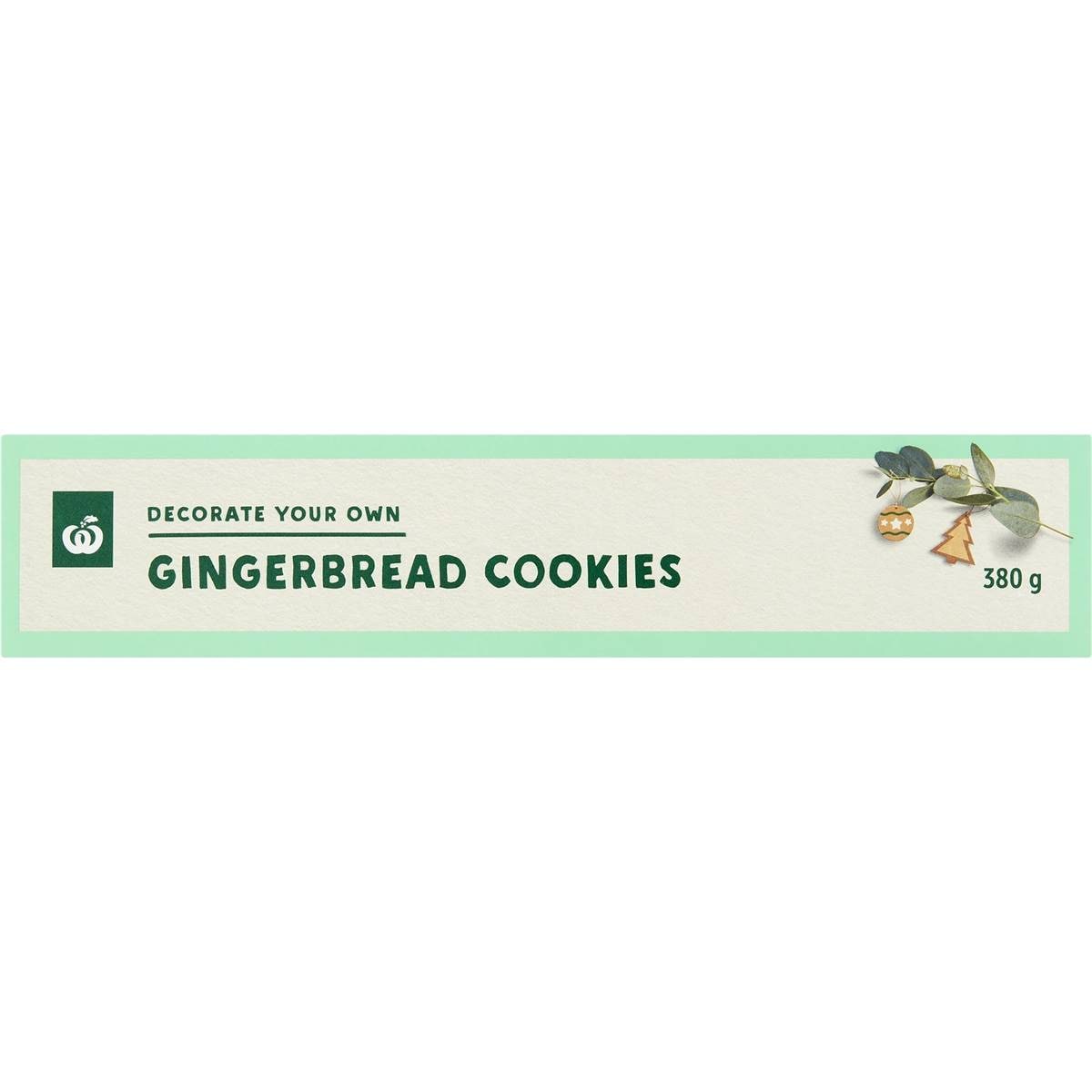 Woolworths Decorate Your Own Gingerbread Cookies 380g | Woolworths