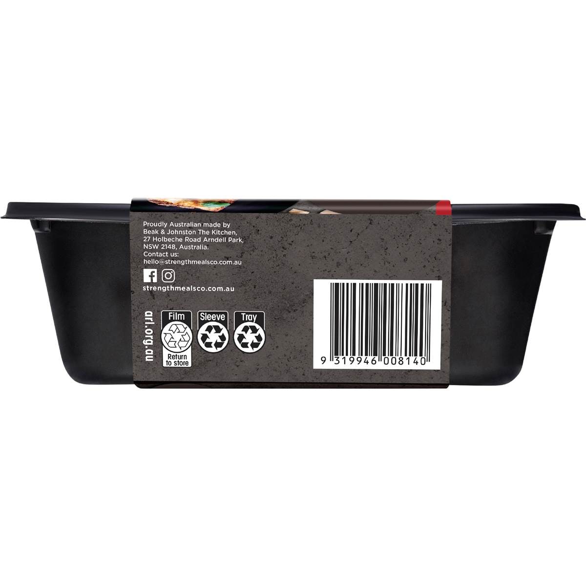 Strength Meals Co Slow Cooked Beef Lasagne Beef Lasagne 350g | Woolworths