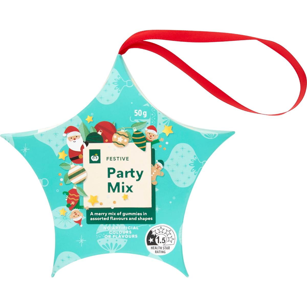 Woolworths Paper Bauble With Party Mix Assorted 50g | Woolworths