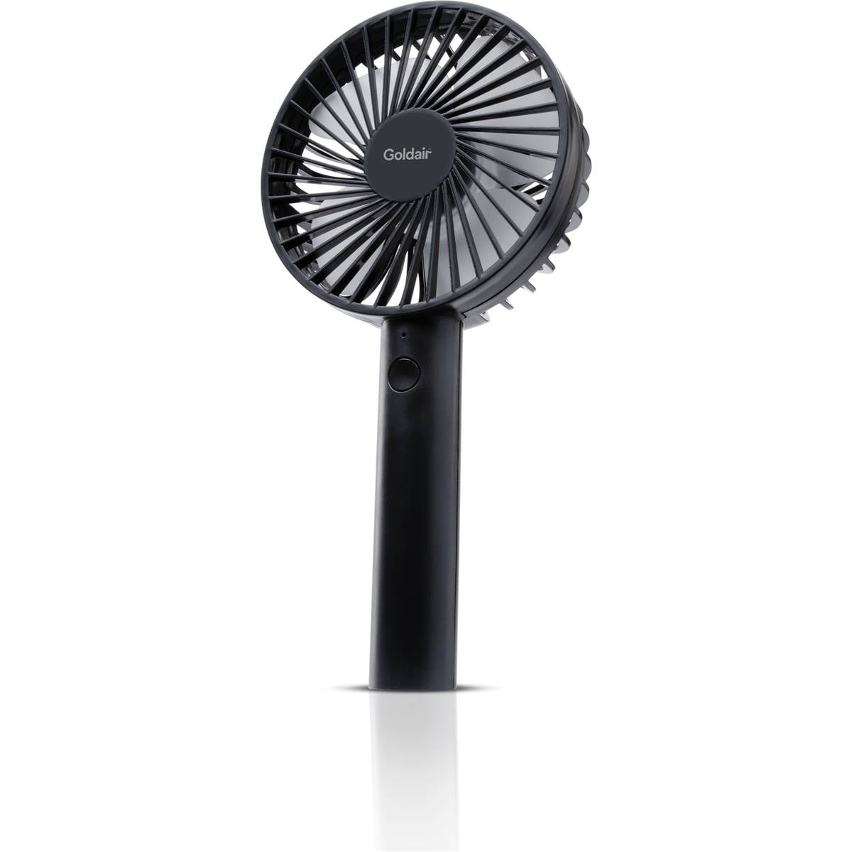 Goldair Rechargeable Handheld Fan 10cm Black Each | Woolworths