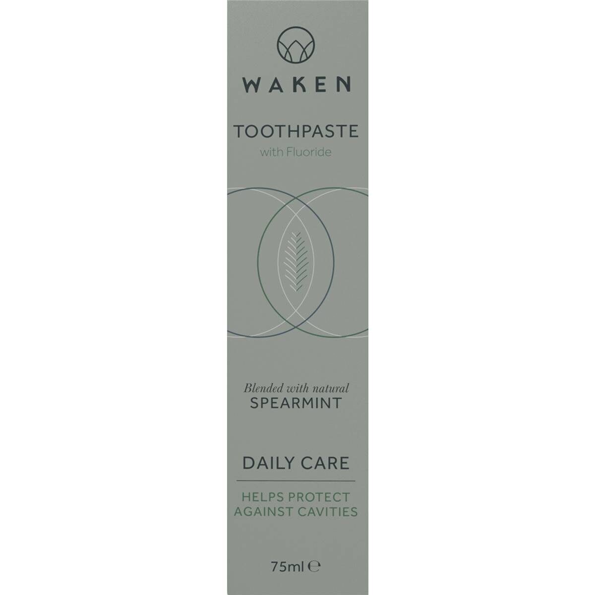 Waken Daily Care Toothpaste With Fluoride Spearmint 75ml | Woolworths