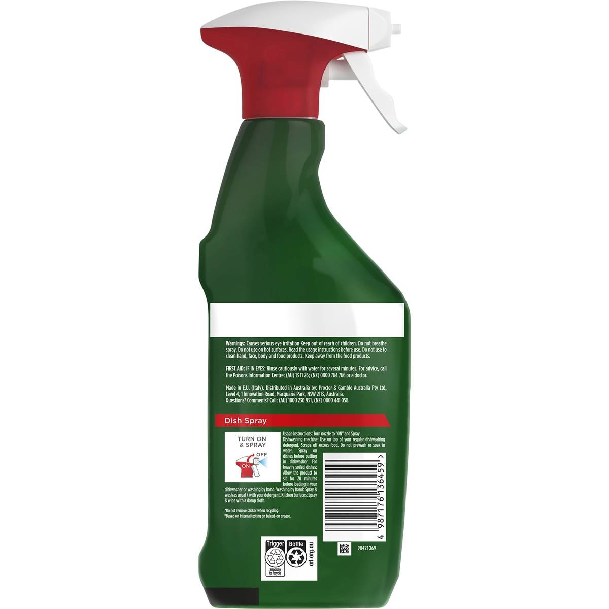 Fairy Clean Booster Dishwasher Power Spray 420ml | Woolworths