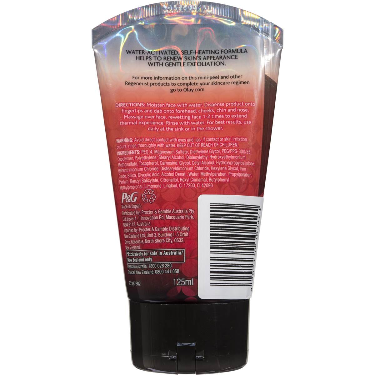 Olay Regenerist Advanced Thermal Mini Peel Treatment 125ml | Woolworths