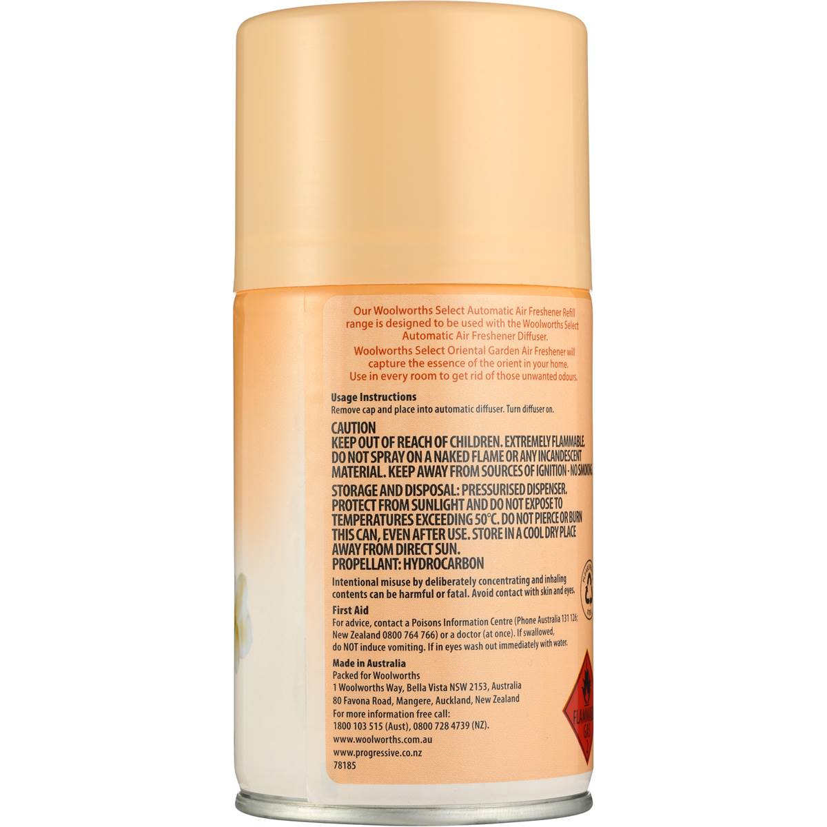 Select Automatic Spray Air Freshener Oriental Refill 180g | Woolworths