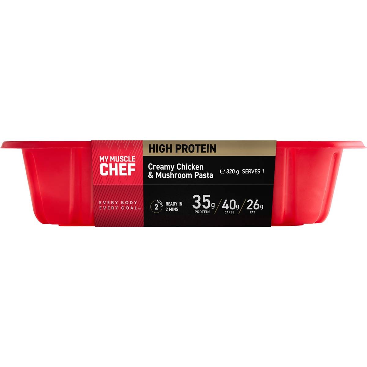 My Muscle Chef Creamy Chicken & Mushroom Pasta 320g | Woolworths
