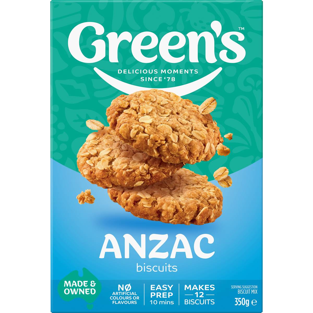 Green's Traditional Anzac Biscuits 350g | Woolworths