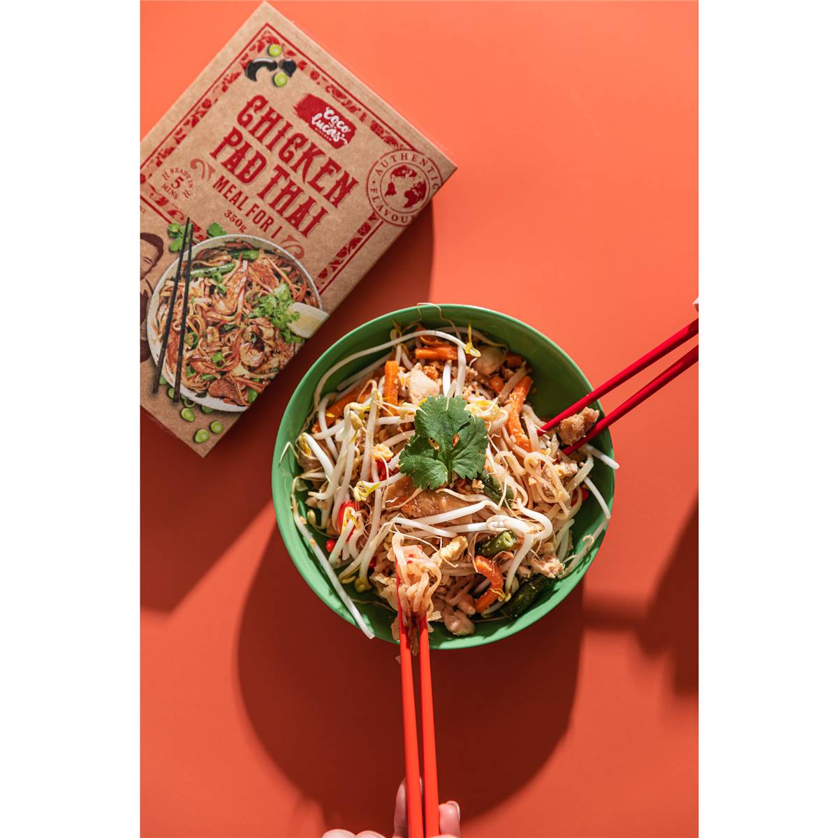Coco & Lucas' Chicken Pad Thai Meal For 1 350g | Woolworths