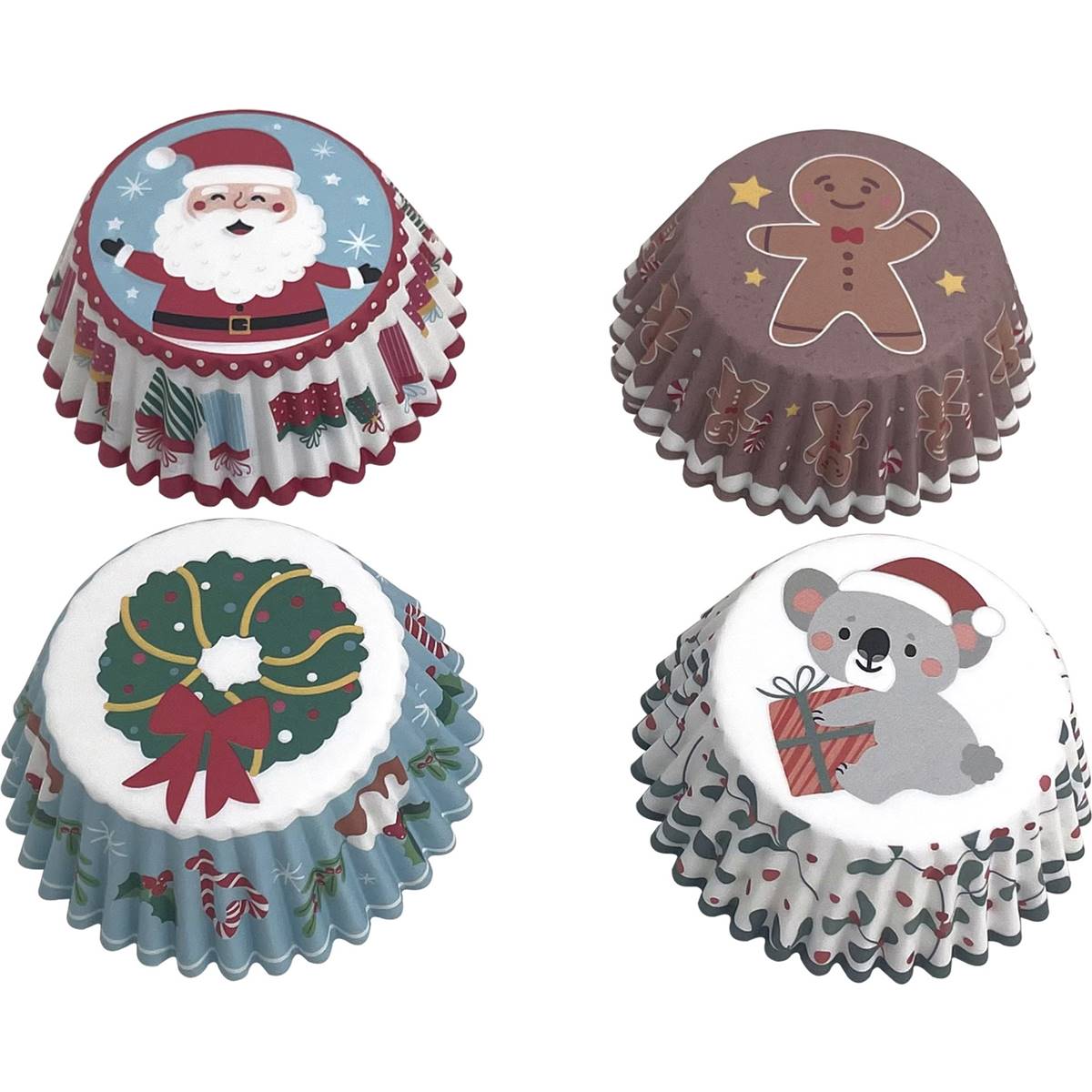 Christmas Cupcake Cases Small 100 Pack | Woolworths