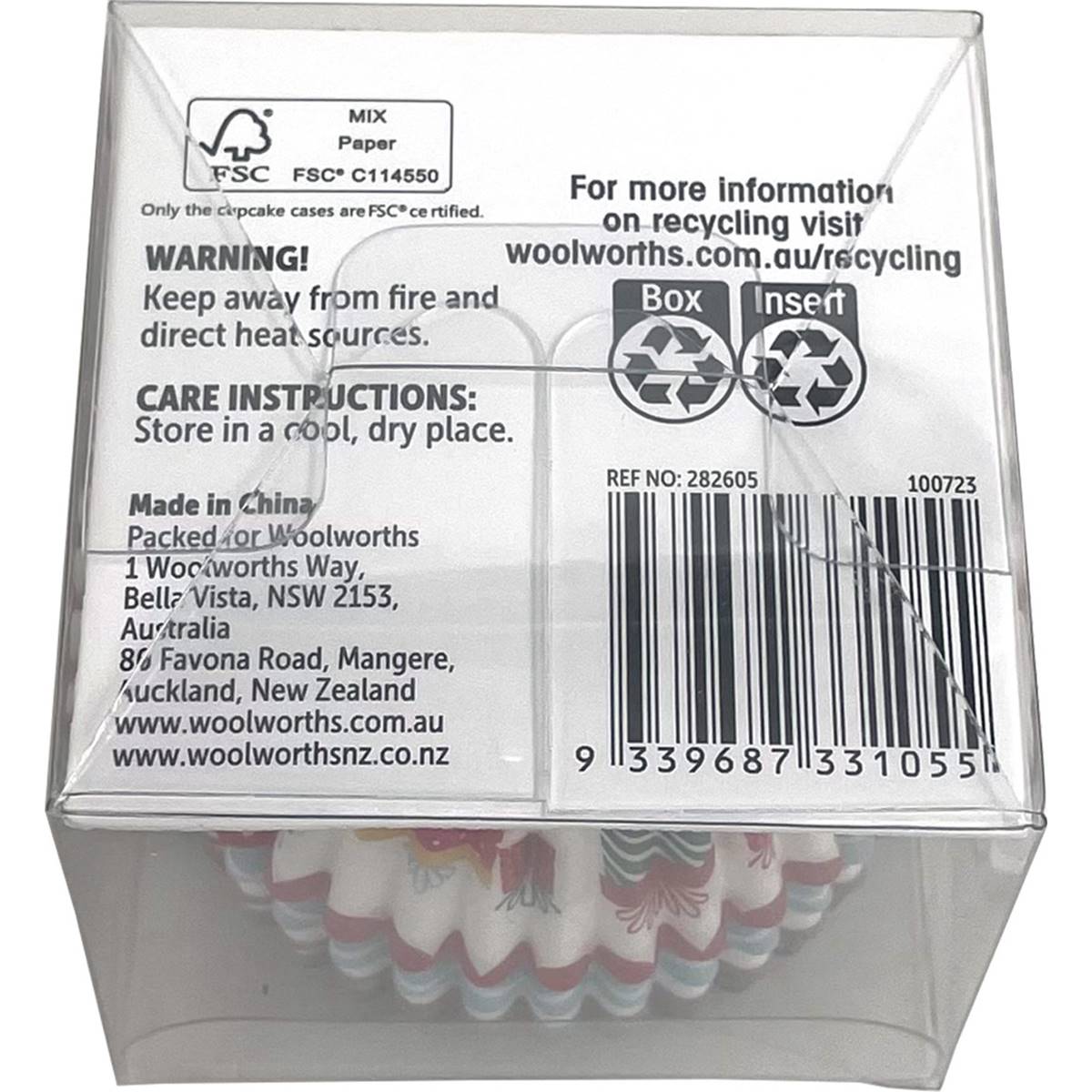 Christmas Cupcake Cases Small 100 Pack | Woolworths