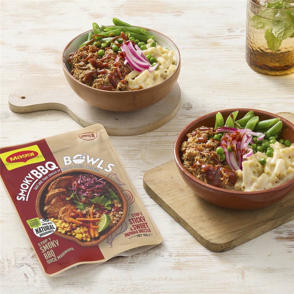 Maggi Bowl Meals Smoky Bbq Bowl 150g | Woolworths