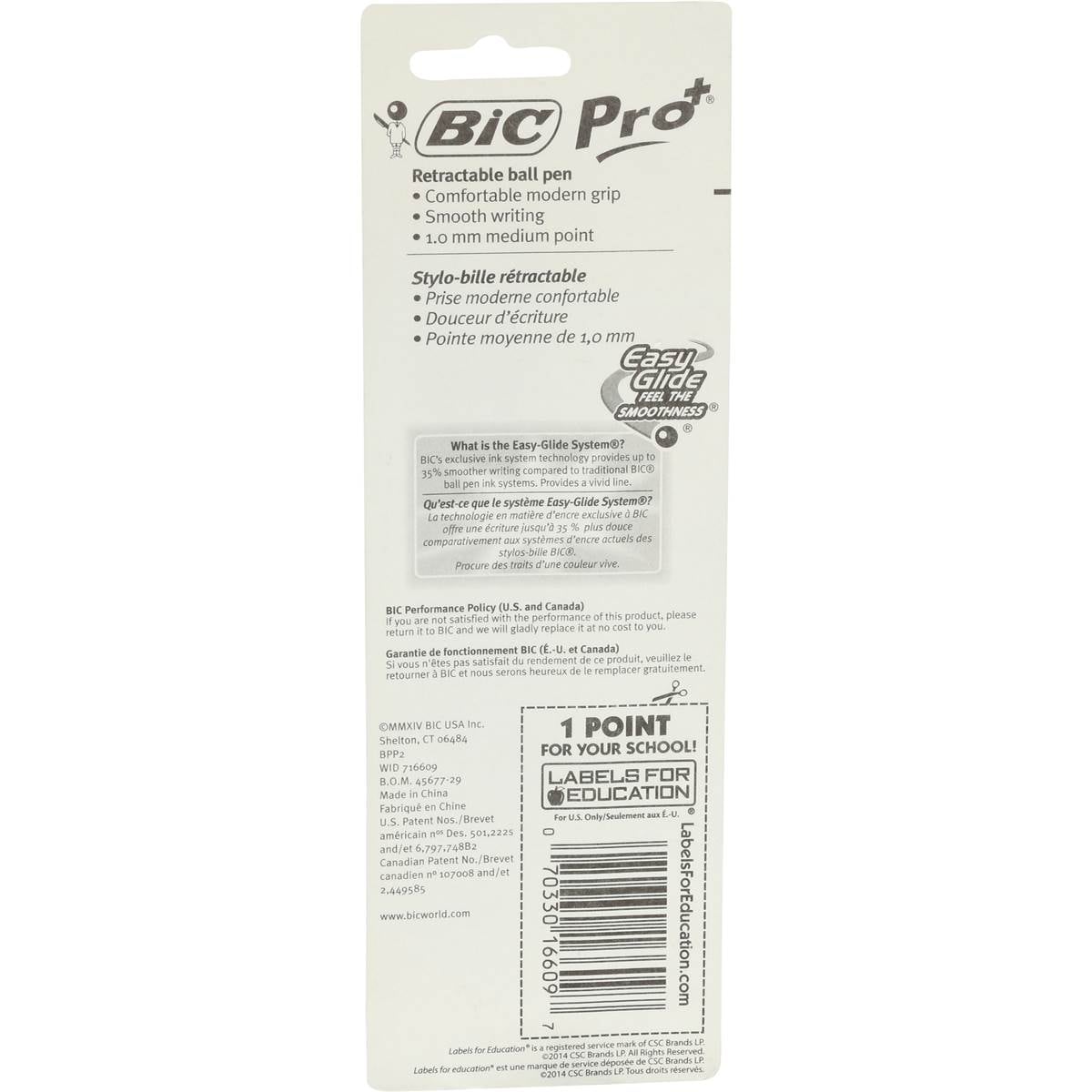 Bic Pro Plus Ballpoint Pen Black 2pk | Woolworths