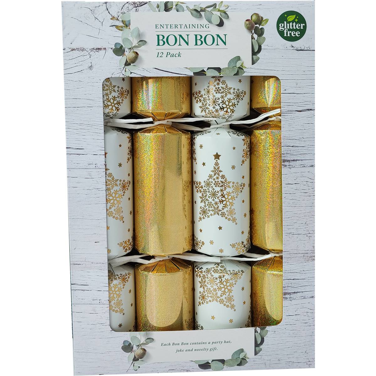 Christmas Bon Bons Entertaining Gold 12 Pack | Woolworths