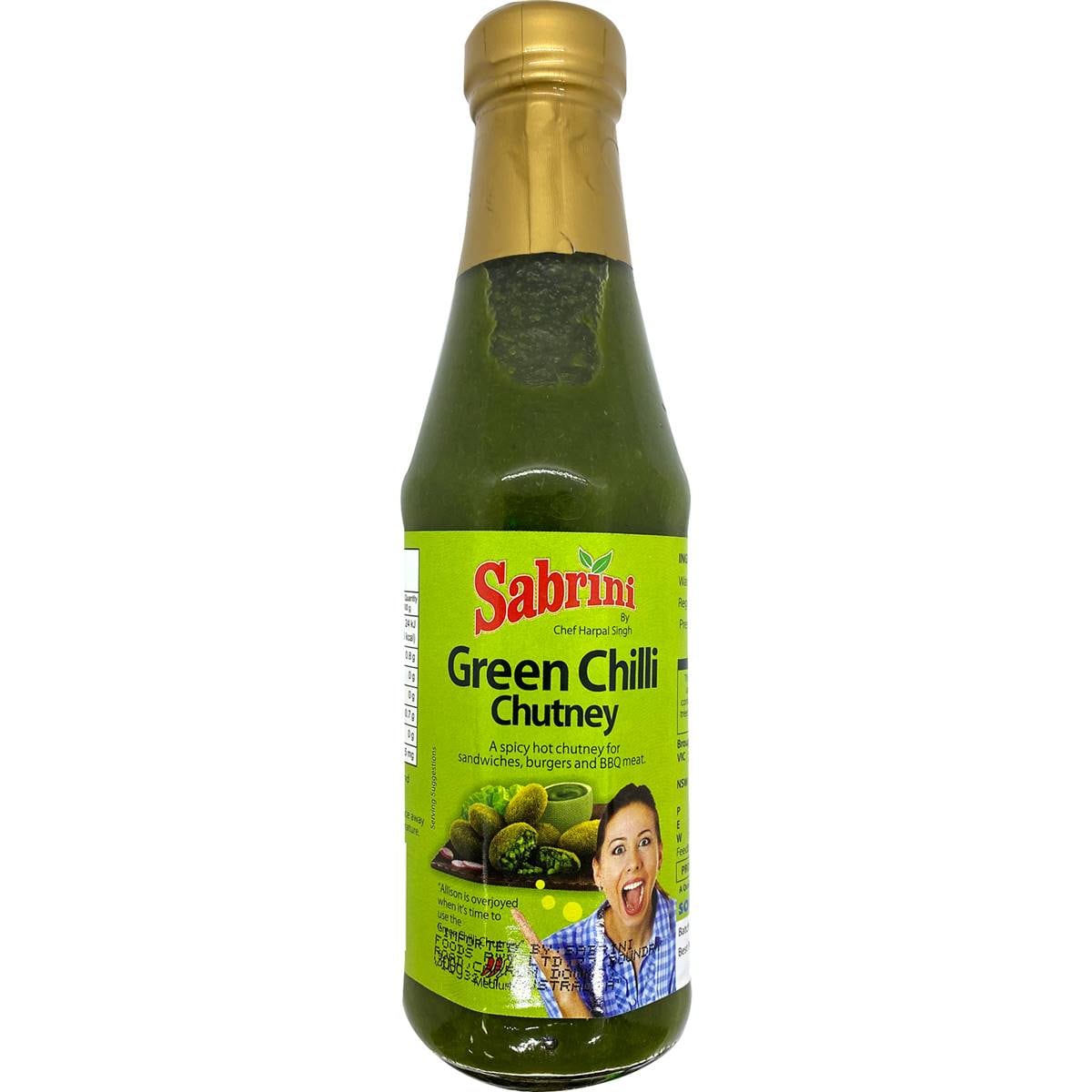 Sabrini Green Chilli Chutney 300g | Woolworths