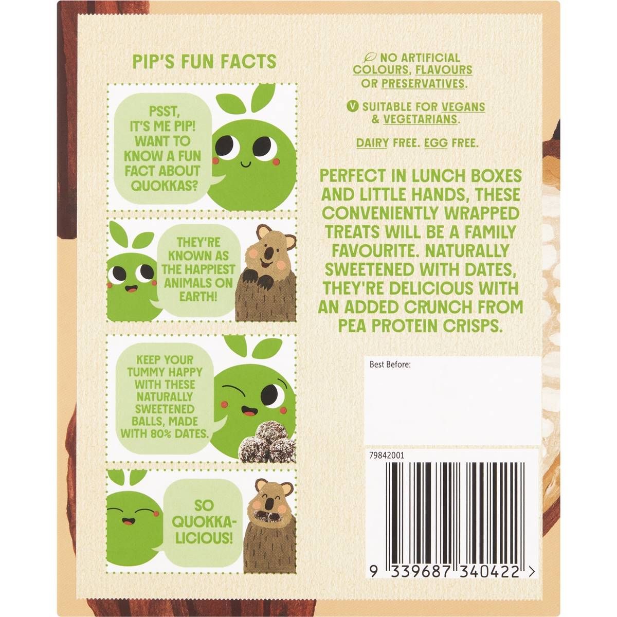 Macro Wholefoods Market Mighty Bites Cocoa Crunch Ball Twin Packs 100g ...