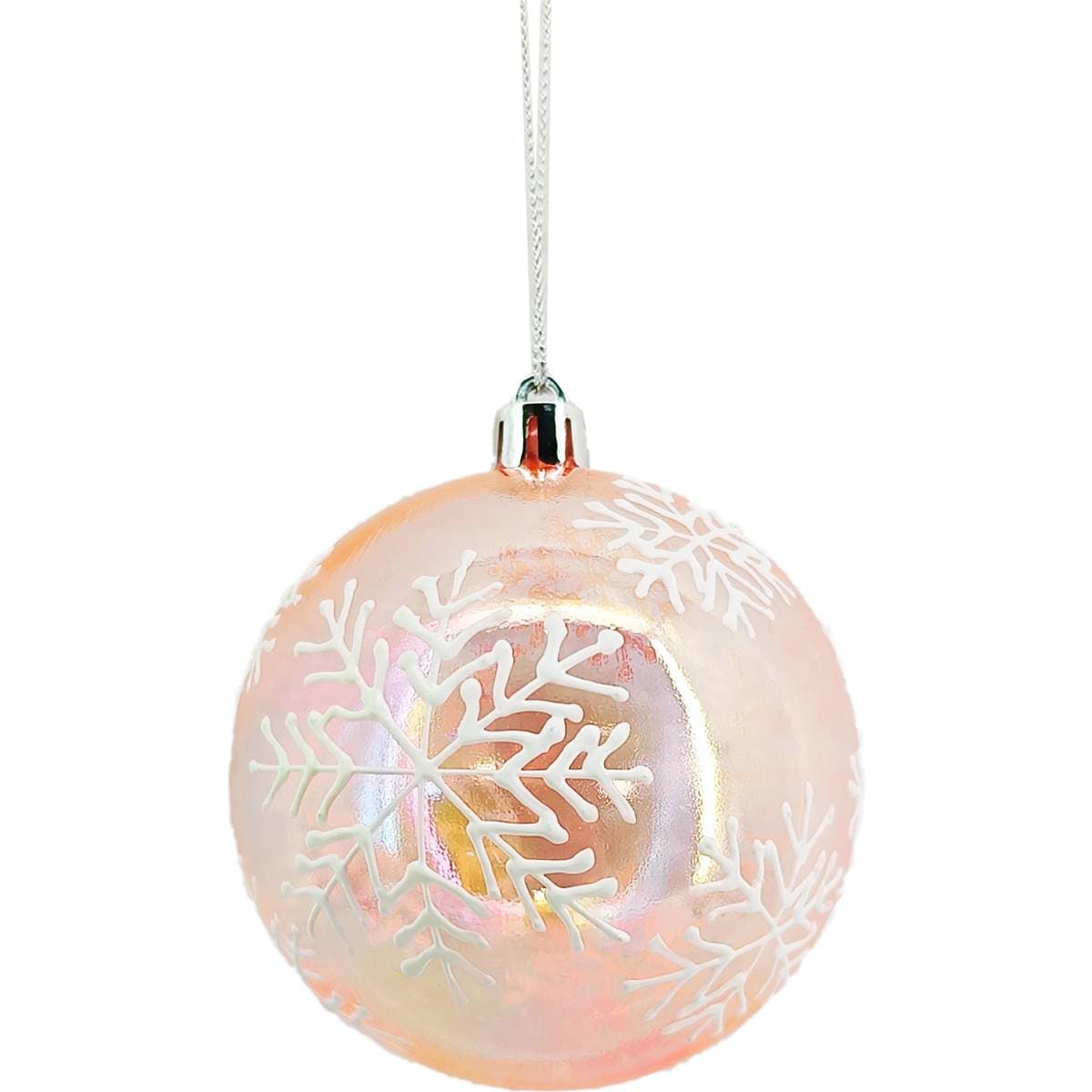 Christmas Decoration Fairytale Bauble Snowflake 2 Pack | Woolworths