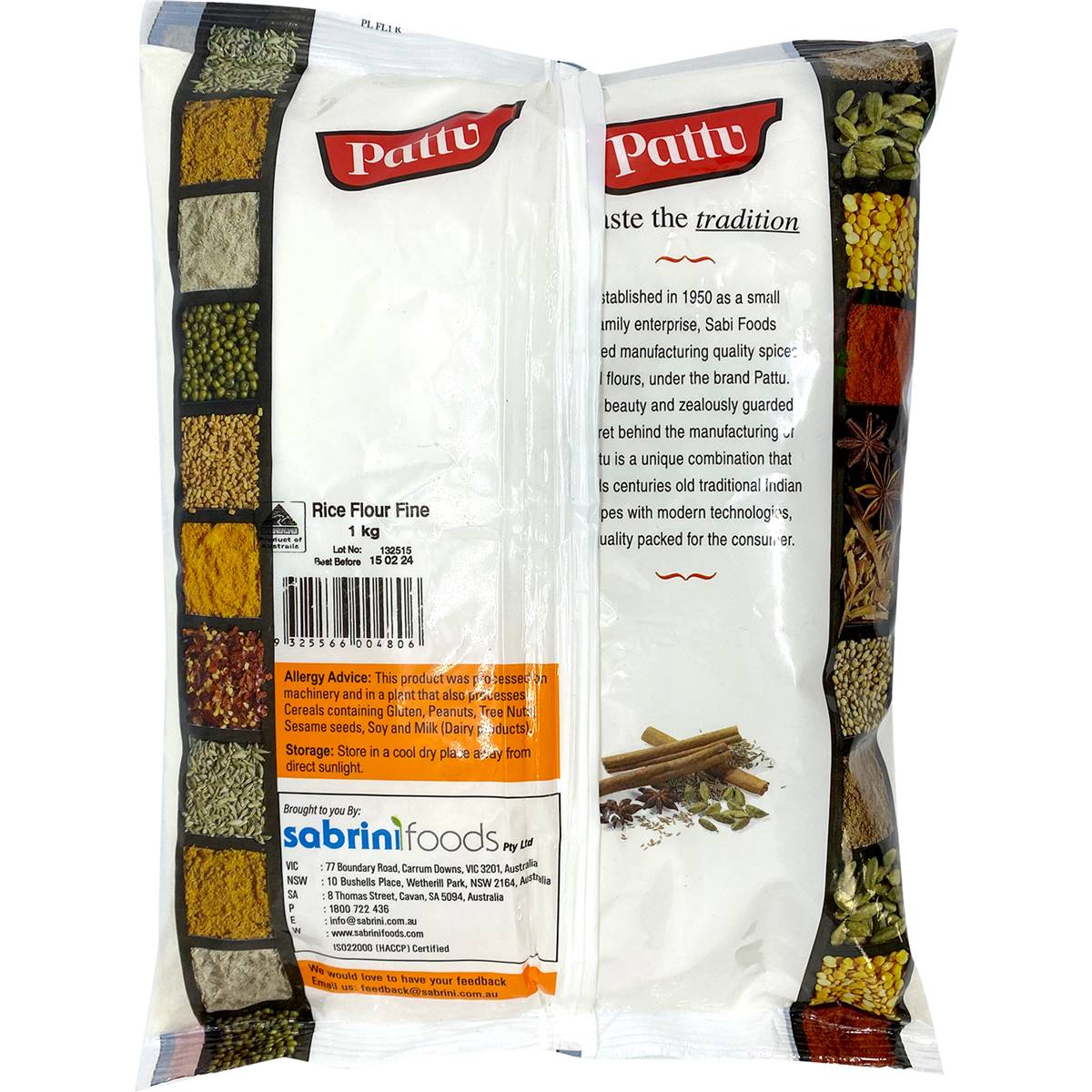 Pattu Rice Flour 1kg | Woolworths