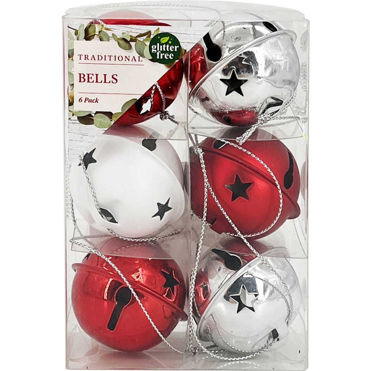 Christmas Decoration Traditional Bells 6 Pack | Woolworths