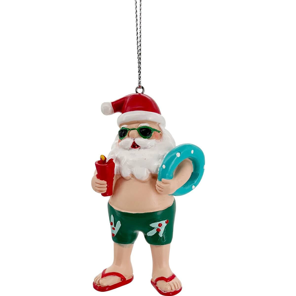 Christmas Decoration Santa Swimmers Each | Woolworths