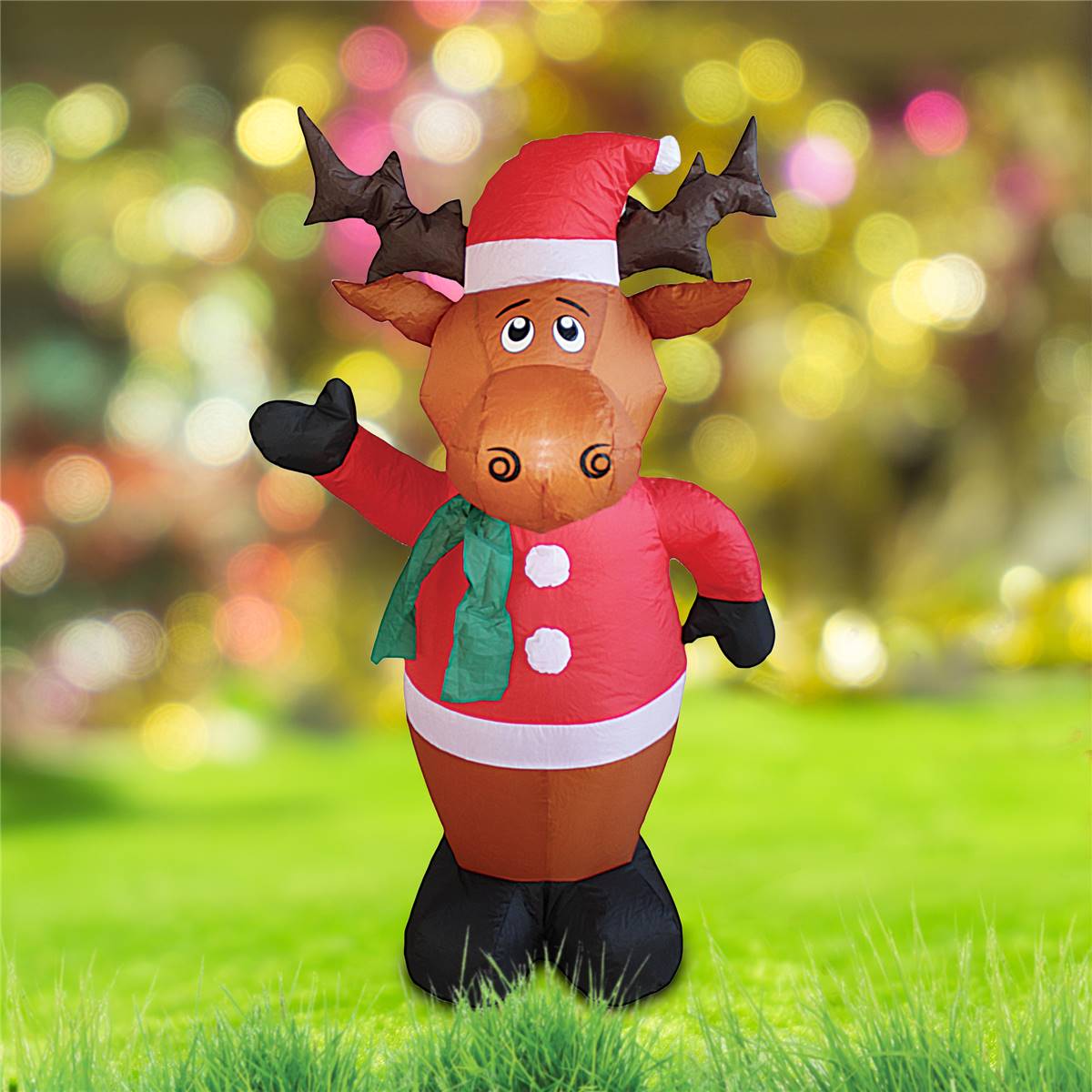 Mirabella Christmas Inflatable Reindeer 120cm Each | Woolworths