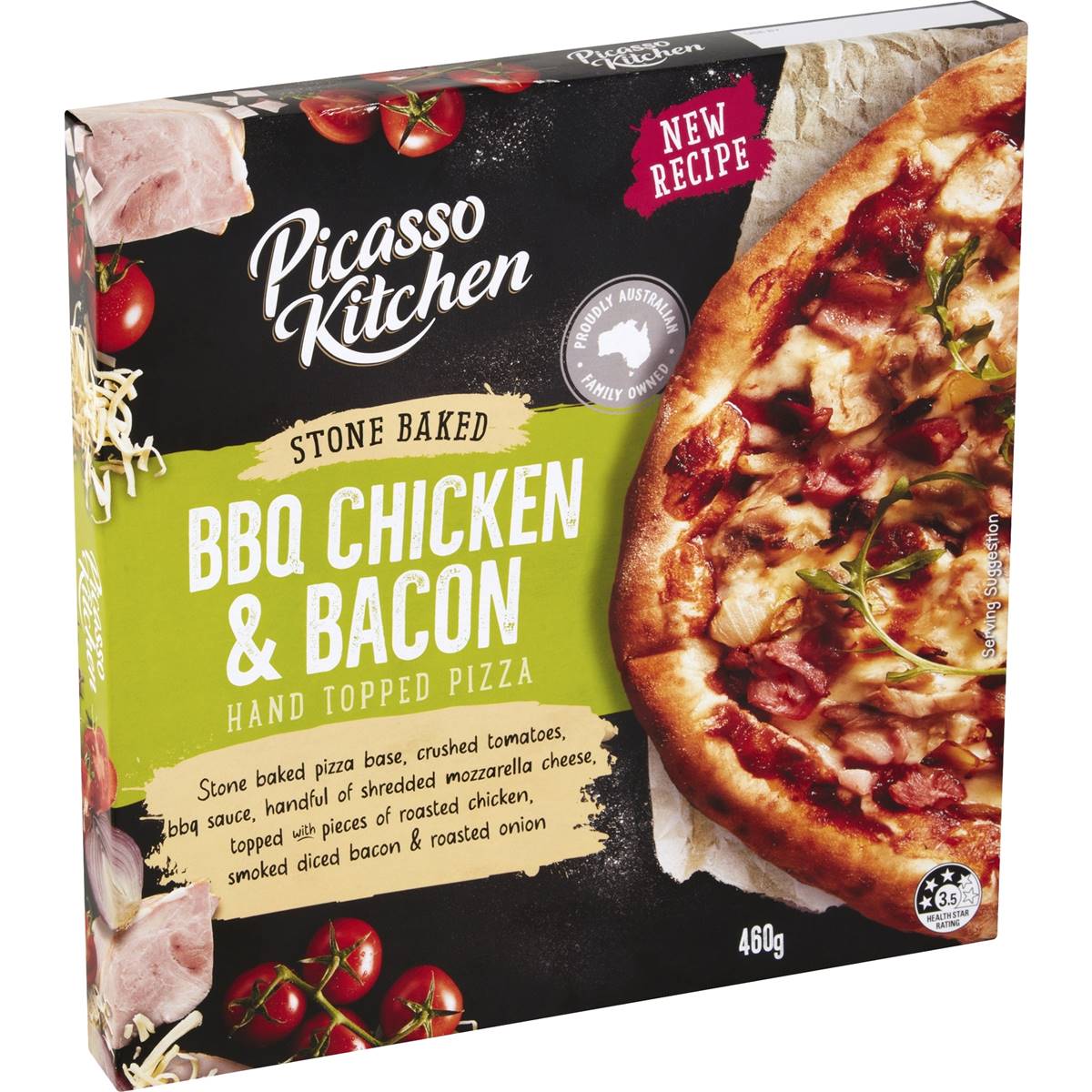Picasso Kitchen Bbq Chicken & Bacon Pizza 460g | Woolworths