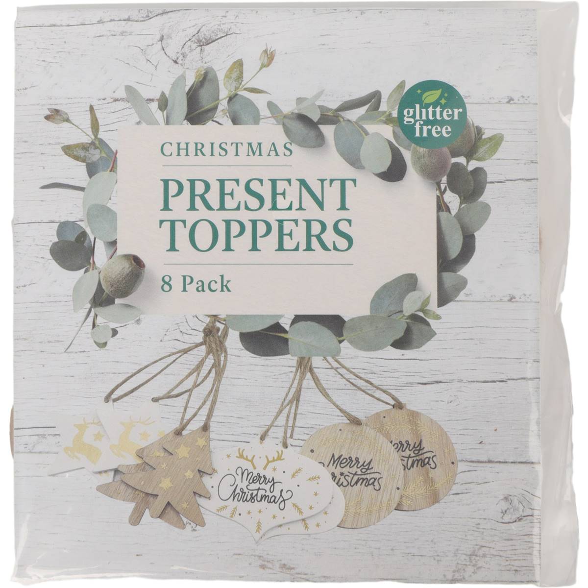 Christmas Present Topper Traditional 8 Pack | Woolworths