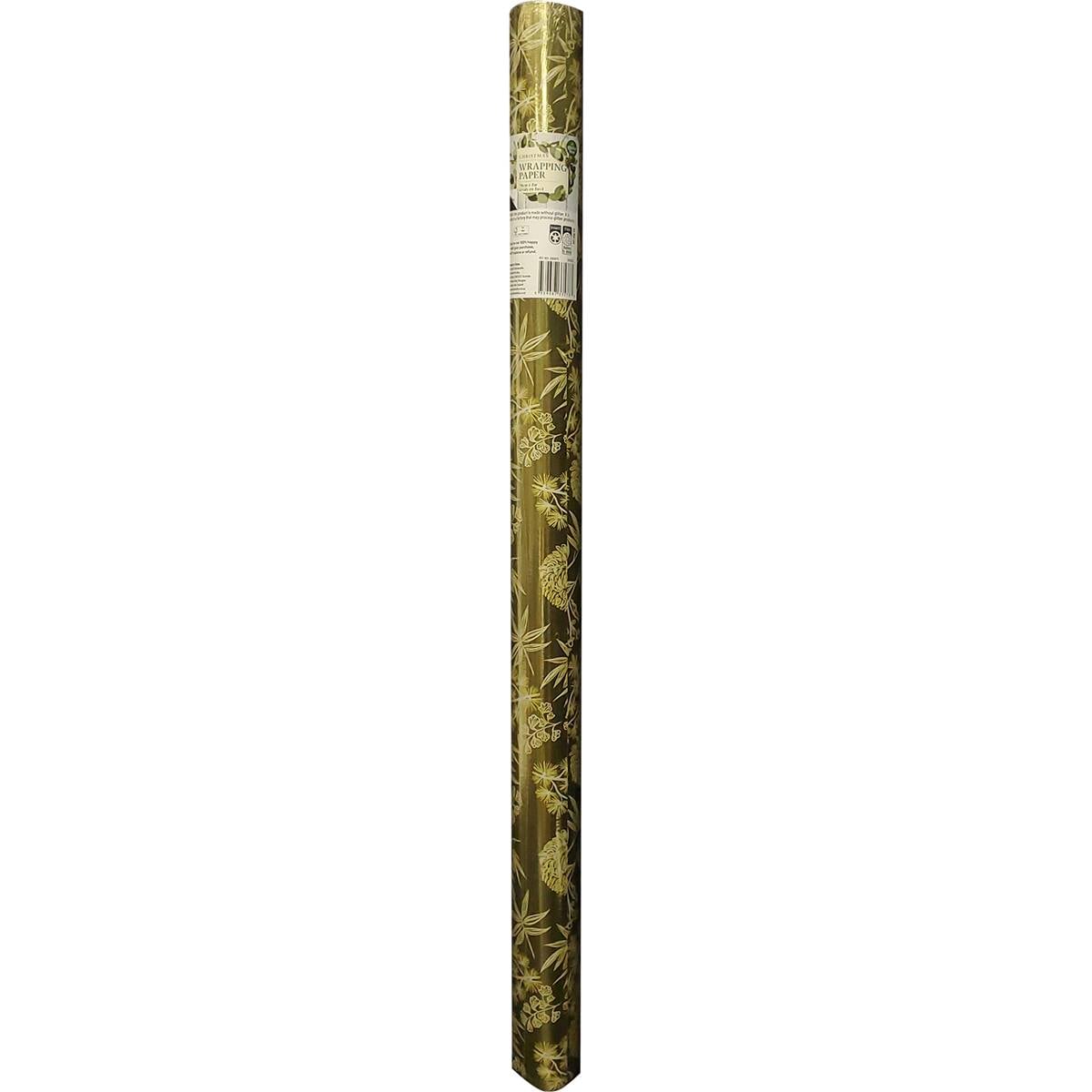 Christmas Wrapping Paper Gold Foil 5m Each | Woolworths