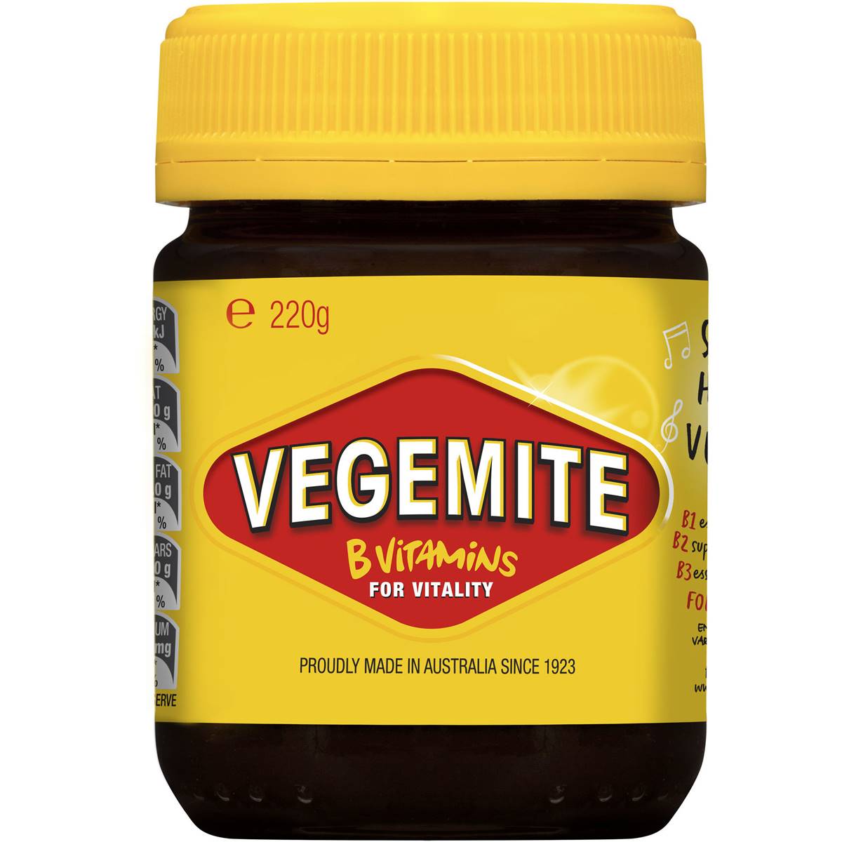Bega Vegemite 220g | Woolworths
