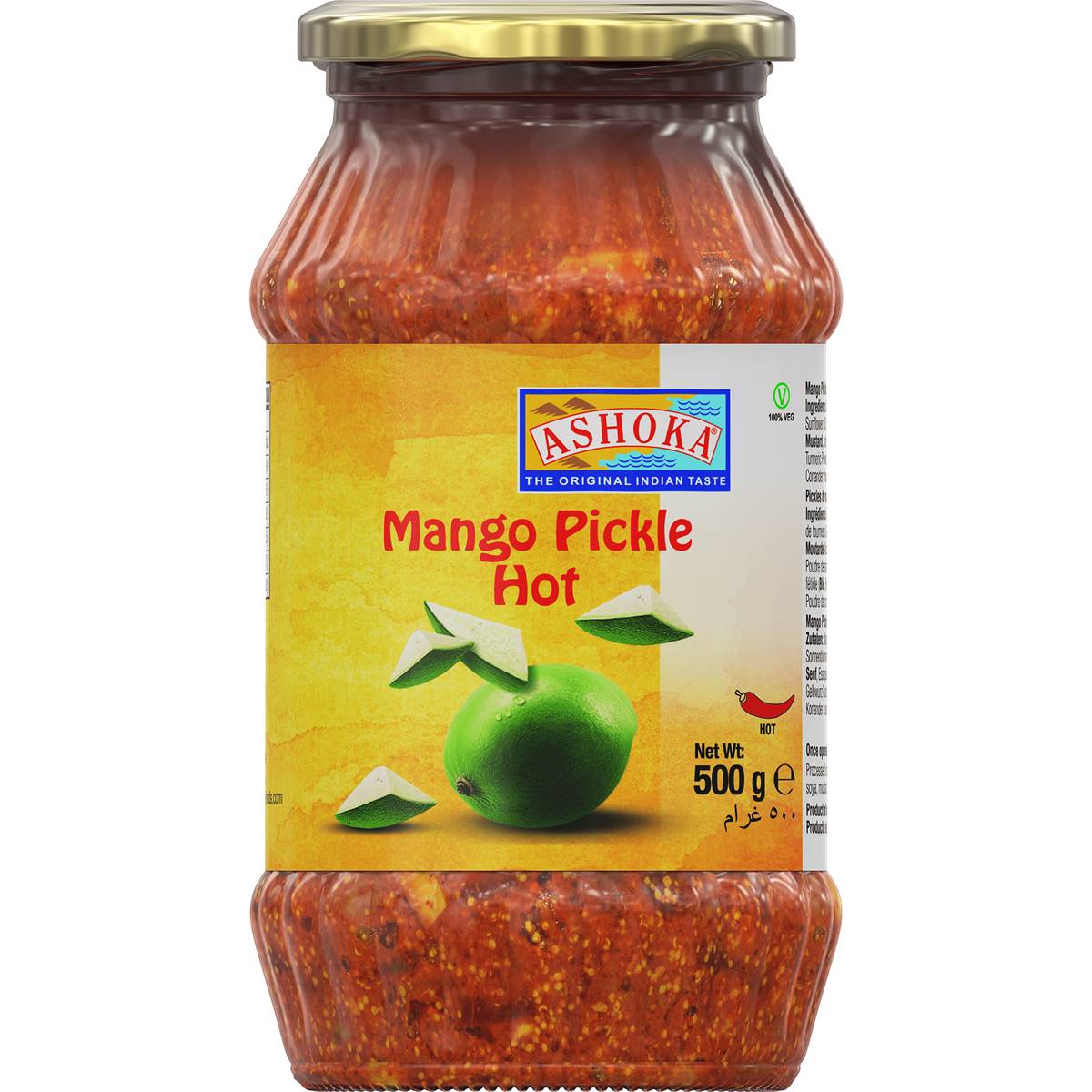 Ashoka Mango Hot Pickle 500g | Woolworths