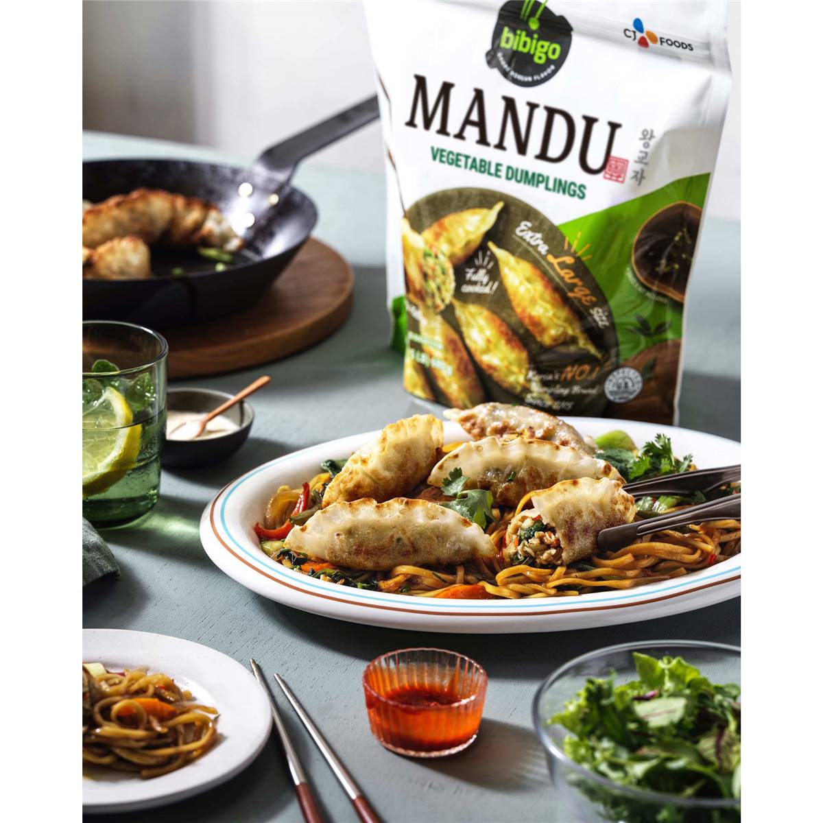 Bibigo Mandu Vegetable Dumplings 280g | Woolworths