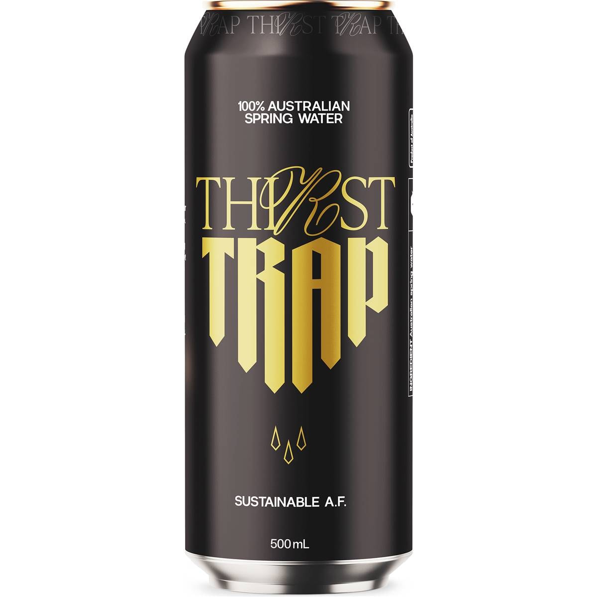 Thirst Trap Spring Water Cans 500ml X 4 Pack | Woolworths