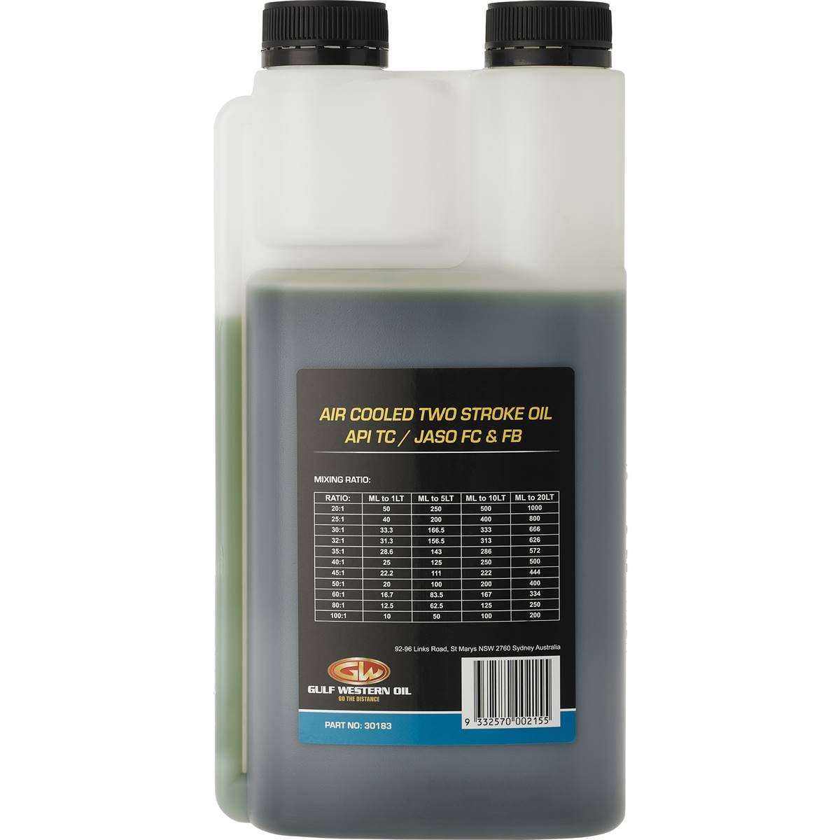 Gulf Western Air Cooled Two Stroke Oil 1l | Woolworths