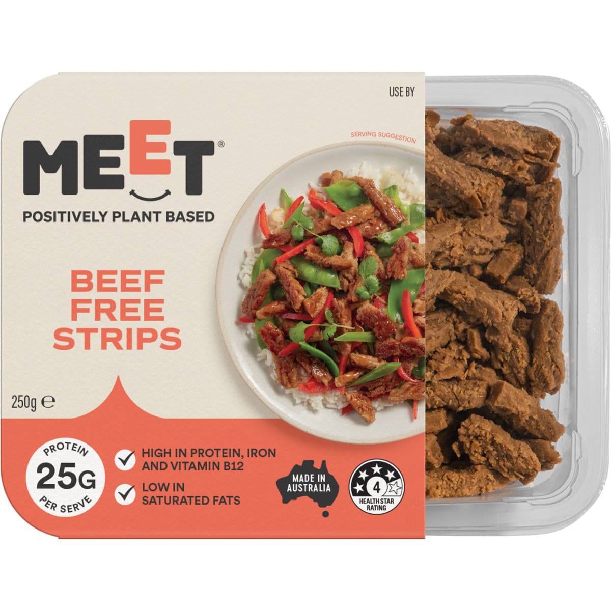 Meet Plant Based Beef Free Strips 250g | Woolworths