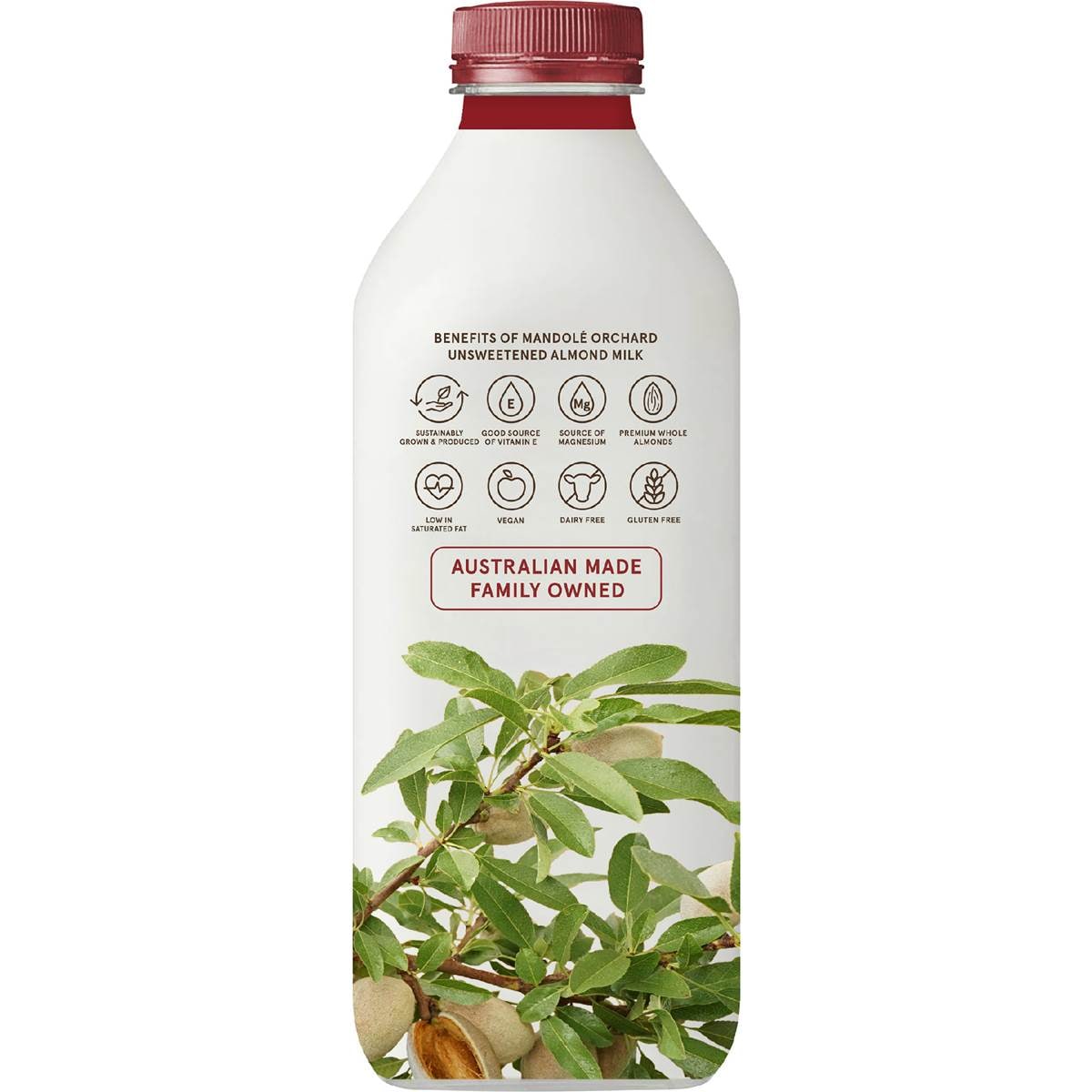 Mandole Orchard Unsweetened Activated Almond Milk 1l | Woolworths