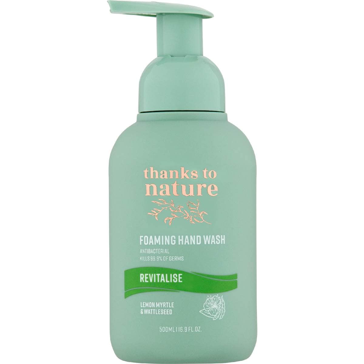 Thanks To Nature Foaming Antibacterial Hand Wash Revitalise 500ml ...