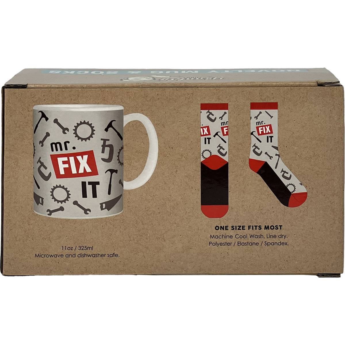 Father's Day Mug & Sock Gift Set Mr Fix It Each | Woolworths