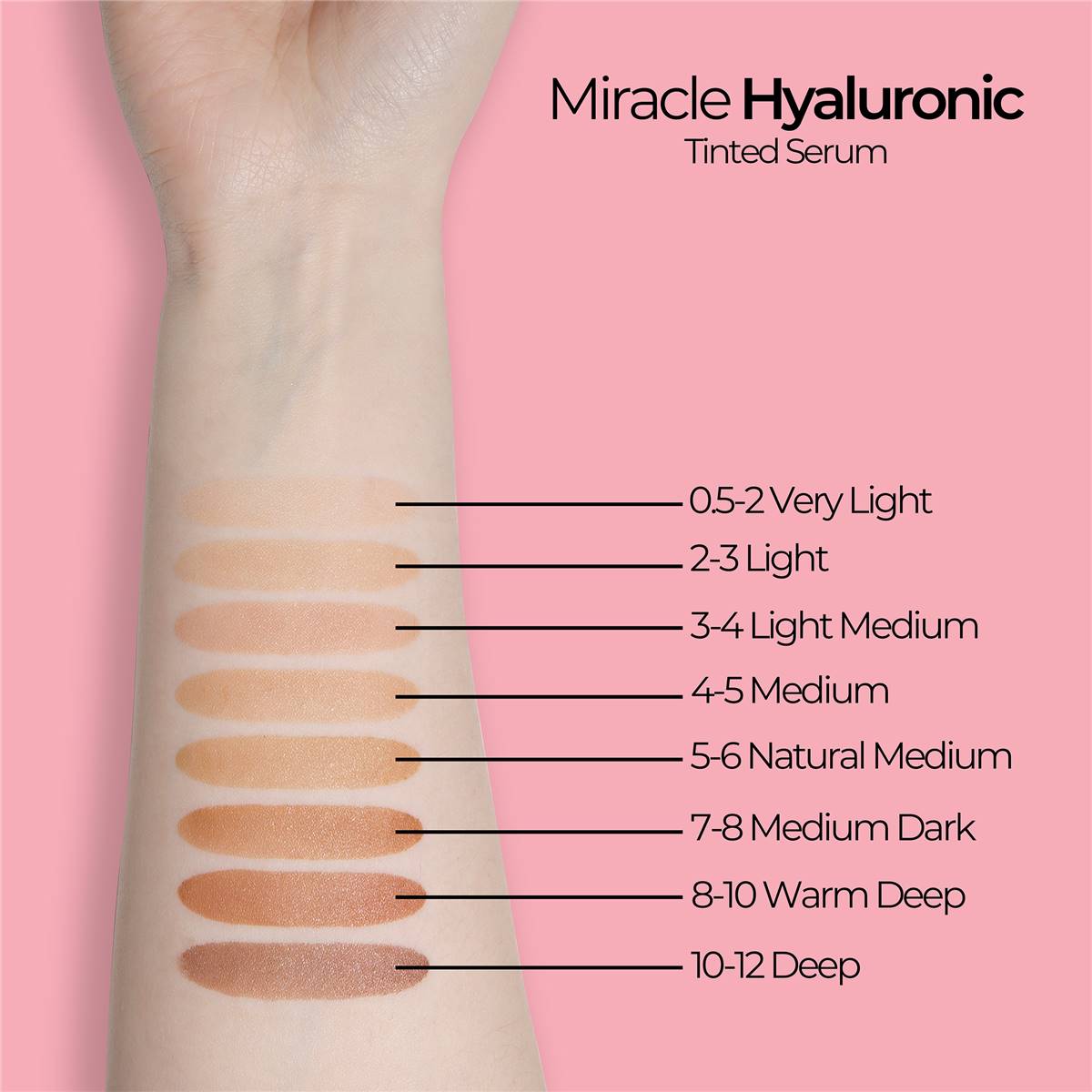 Mcobeauty Miracle Hyaluronic Tinted Serum 2-3 Light 30ml | Woolworths