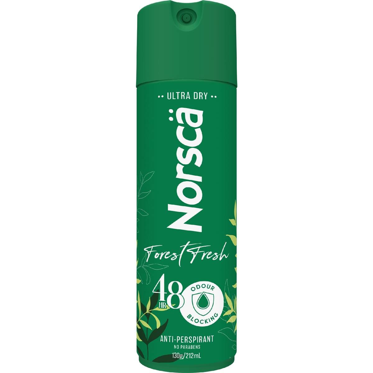 Norsca Anti-perspirant Forest Fresh 130g | Woolworths